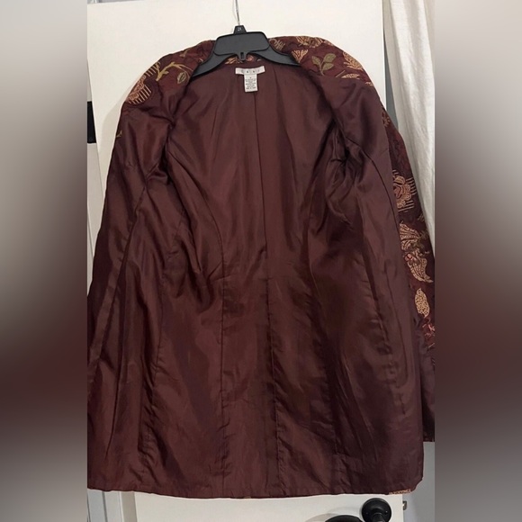 CAbi | Jackets & Coats | Womens Cabi Coat Sz 8 M Floral Tapestry ...